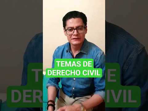 TEMAS BÁSICOS DE DERECHO CIVIL #derecho #universidad #estudiantes