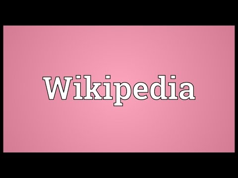 Wikipedia Meaning