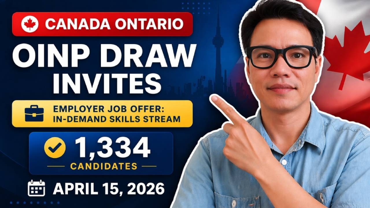 OINP INVITES 1334 CANDIDATES TO APPLY FOR  EMPLOYER JOB OFFER: IN -DEMAND SKILLS STREAM FOR PR.