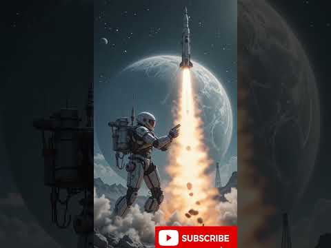 Giant Robot vs Deep Space: Sci-Fi Rocket Launch to Save Humanity 🚀🤖🌌"