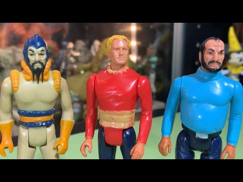 Flash Gordon, Ming the Merciless & Dr. Zarkov 1978/79 Mattel Vintage 5POA Action Figure Spotlight