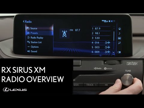 Lexus How-To: RX 350 AM/FM Sirius XM Radio Overview | Lexus