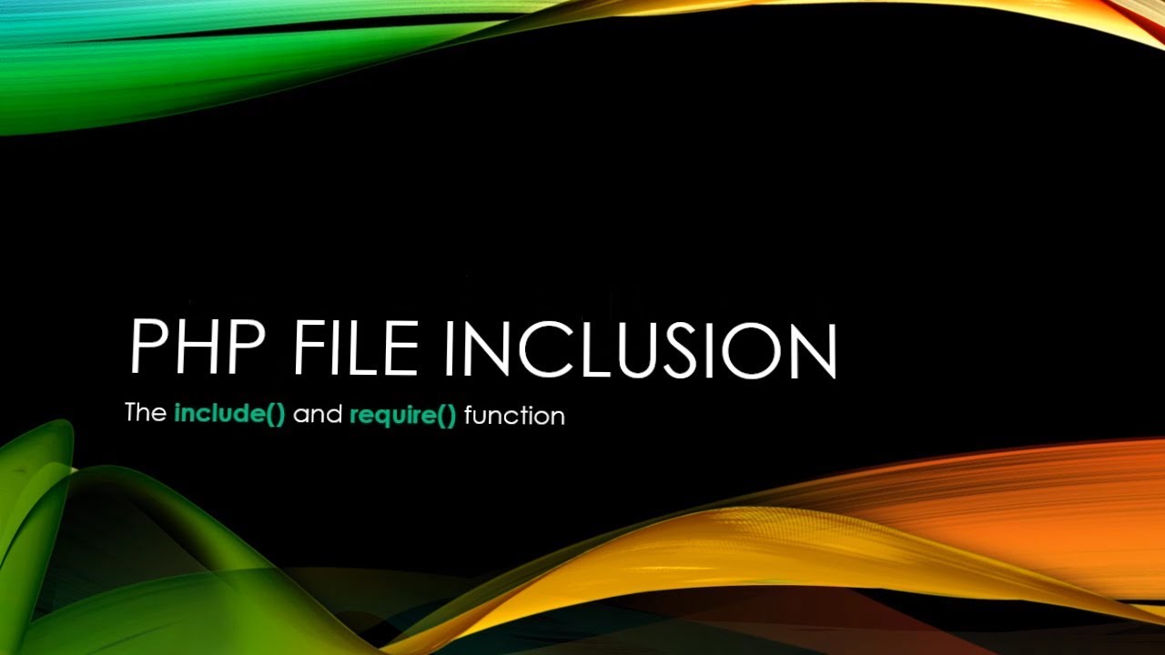 PHP TUTORIALS: PHP FILE INCLUSION | include() and include_once() vs require() and require_once()