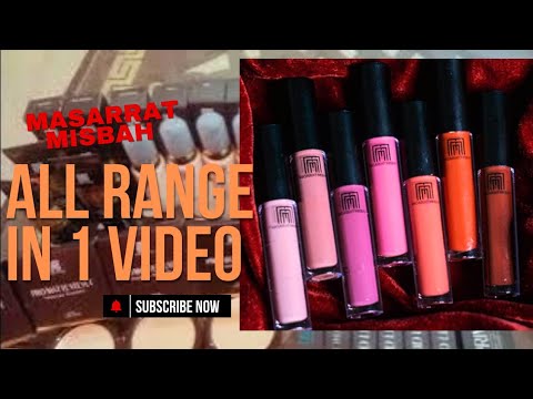 Masarrat Misbah All Range Complete Review.Foundation/Pressed Powder/Primer/Liquid Lipstick/BB Cream