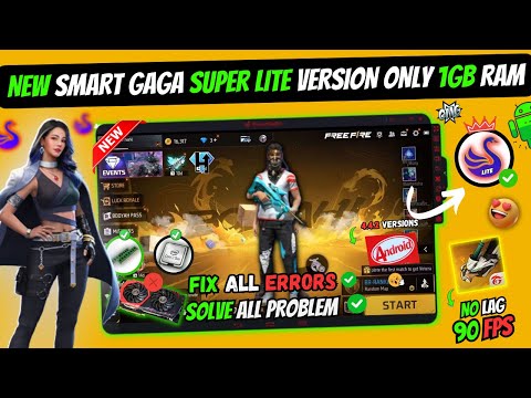 New Smartgaga Super Lite Version Best For 1GB Ram Low End PC Without Graphics Card | Free Fire OB41
