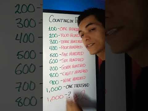 English Numbers 🔢 [100-1,000] English Vocabulary Counting in English 2022 Tips