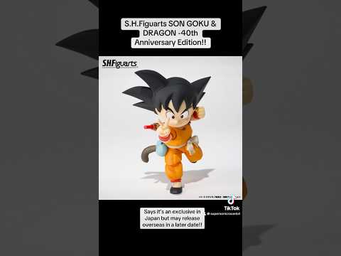 WE ARE GETTING A NEW SH FIGUARTS KID GOKU!! 40th ANNIVERSARY EDITION!! #dragonball #shfiguarts #goku