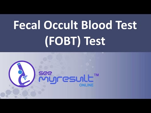Fecal Occult Blood Test (FOBT) Test