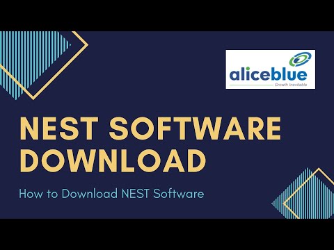 How to Download NEST Software from Alice Blue |Trading Platform|Technical Analysis|