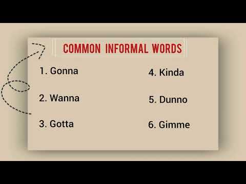 Common informal words|English slangs|informal words to formal words in Urdu/Hindi | slangs meaning