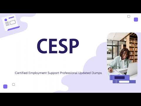 CESP Certified Employment Support Professional Updated Dumps