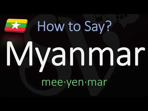 How to Pronounce Myanmar? (CORRECTLY) Country Name Pronunciation