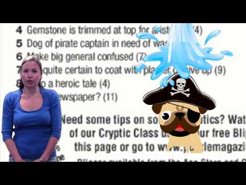 Take a Crossword's Cryptic Class - Episode 10