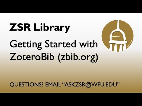 Using ZoteroBib (zbib.org)