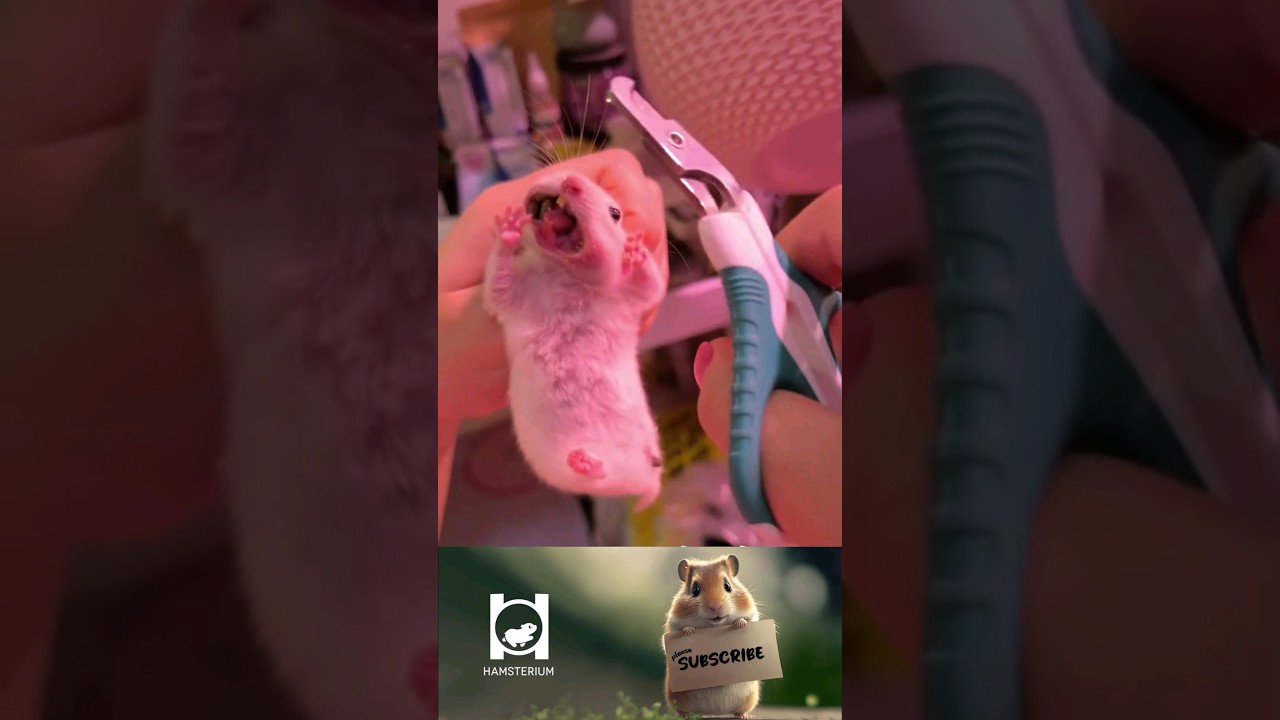 how to cut hamster teeth, cute hamster 169, #syrianhamstershortvideo #pets #funnypets