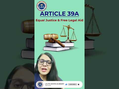 Article 39A #shorts #ias #ips #pcs #youtubeshorts #viralvideo #lalitadahiya #lalitadahiyaacademyapp