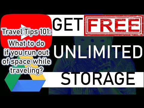 Travel 101: Get FREE Unlimited Storage Space! #Unlimited #Storage #Cloud #GoogleDrive #Free #Hack