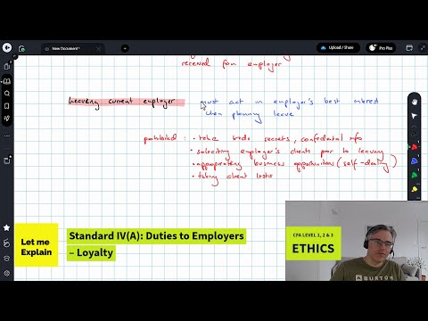 Standard IV(A): Duties to Employers – Loyalty (for the CFA Level 1, 2 and 3 exams)