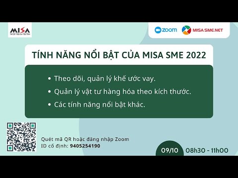 [Chia sẻ] Tính năng nổi bật của MISA SME 2022 - Sáng 09/10/2021