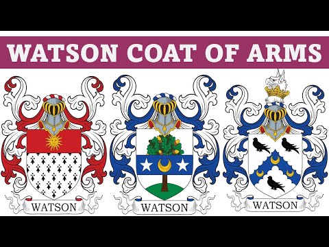 Watson Coat of Arms & Family Crest - Symbols, Bearers, History