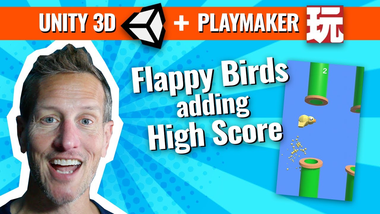 Unity 3D Playmaker Creating Flappy Birds - Adding High Score