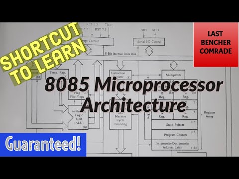 Easiest Trick to learn 8085 architecture | 8085 microprocessor | 8085 architecture | Shortcut