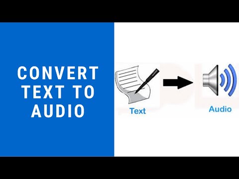 Convert Text File to Audio File