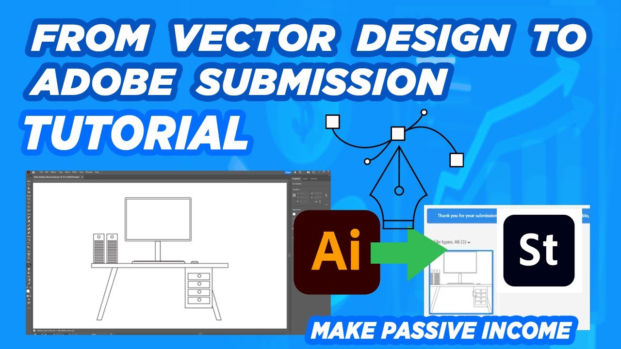 Illustrator to Income: How to Design & Submit Vectors to Adobe Stock Step by Step Tutorial