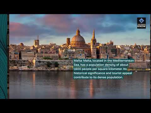 Top 10 Most Densely Populated Countries