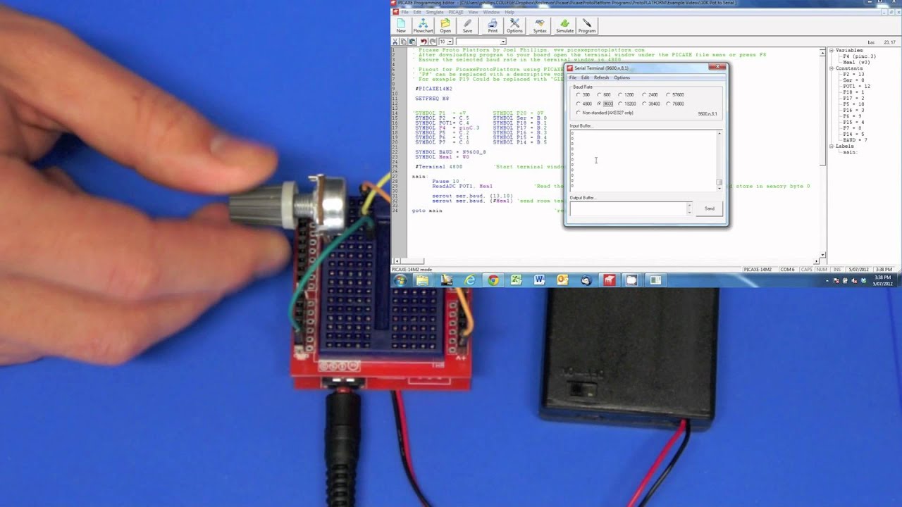 ProtoPlatform Tutorial - Analogue to Digital Conversion