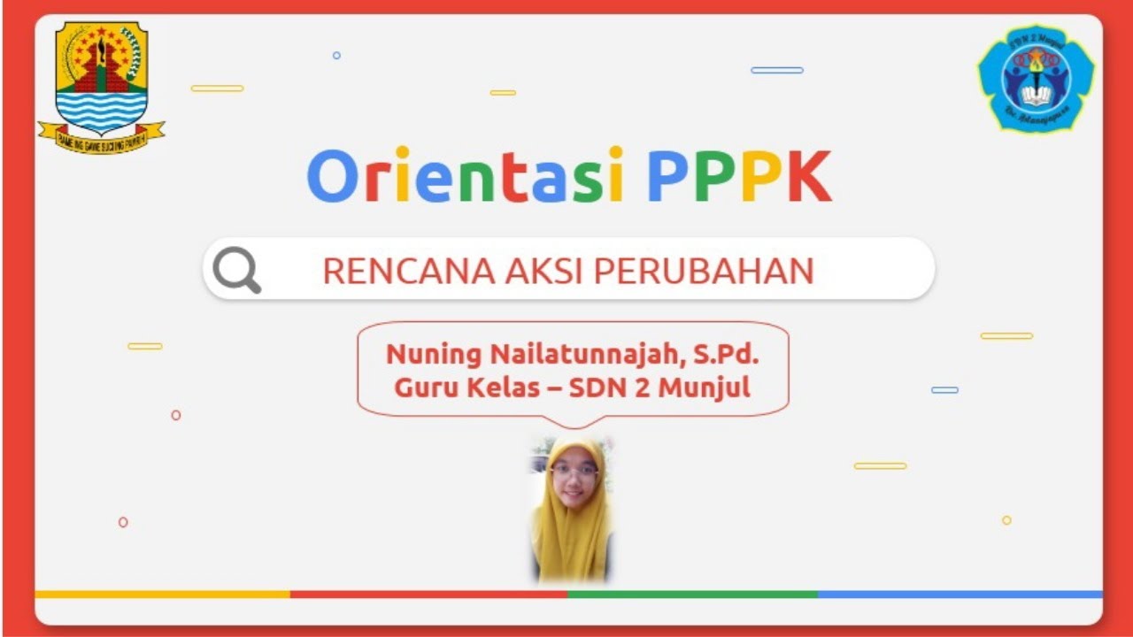 RENCANA AKSI PERUBAHAN Orientasi PPPK tahun 2023 di SD