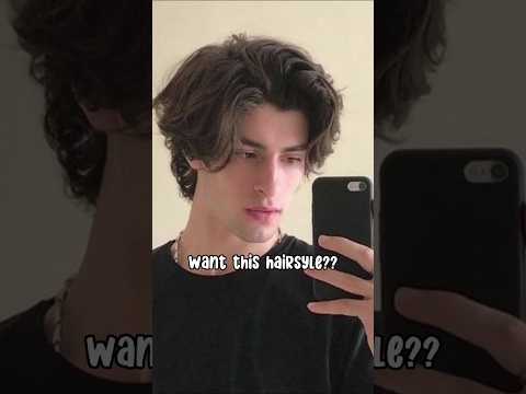 How to Get the Middle Part/Curtains Hairstyle #shorts #hairstyle #viral