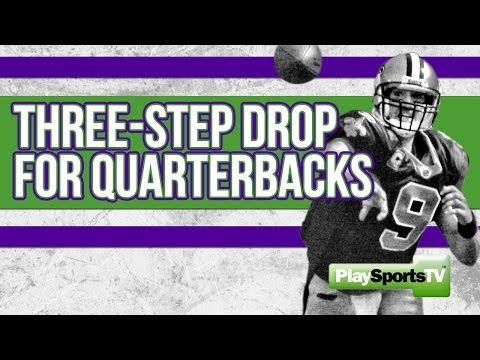 Football Tips: Three-Step Drop for Quarterbacks | Youth Football ...