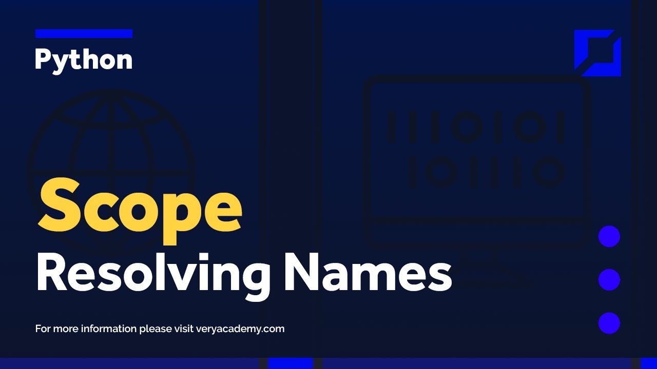 Python Scope | Namespaces | Name Resolution and First-Class Objects