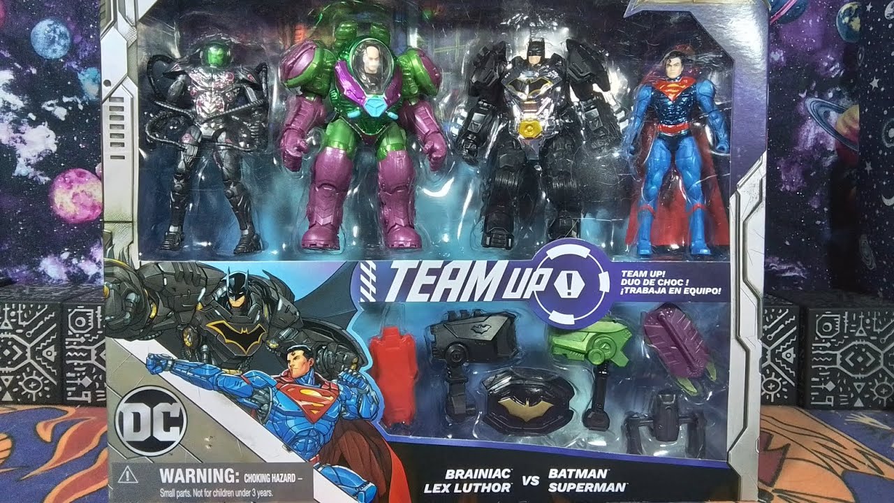 Amazon DC Comics Metal Force Spinmasters 1/18 Box Set