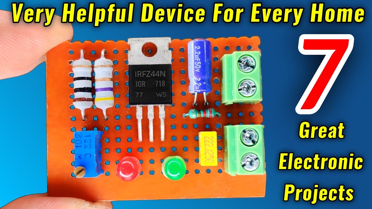 7 helpful Electronic Projects for Beginners