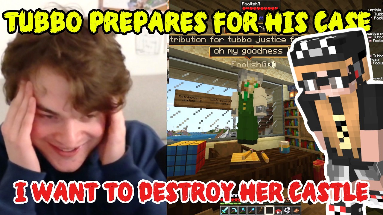 Tubbo Hires Foolish for his court case against Alondrissa on QSMP Minecraft