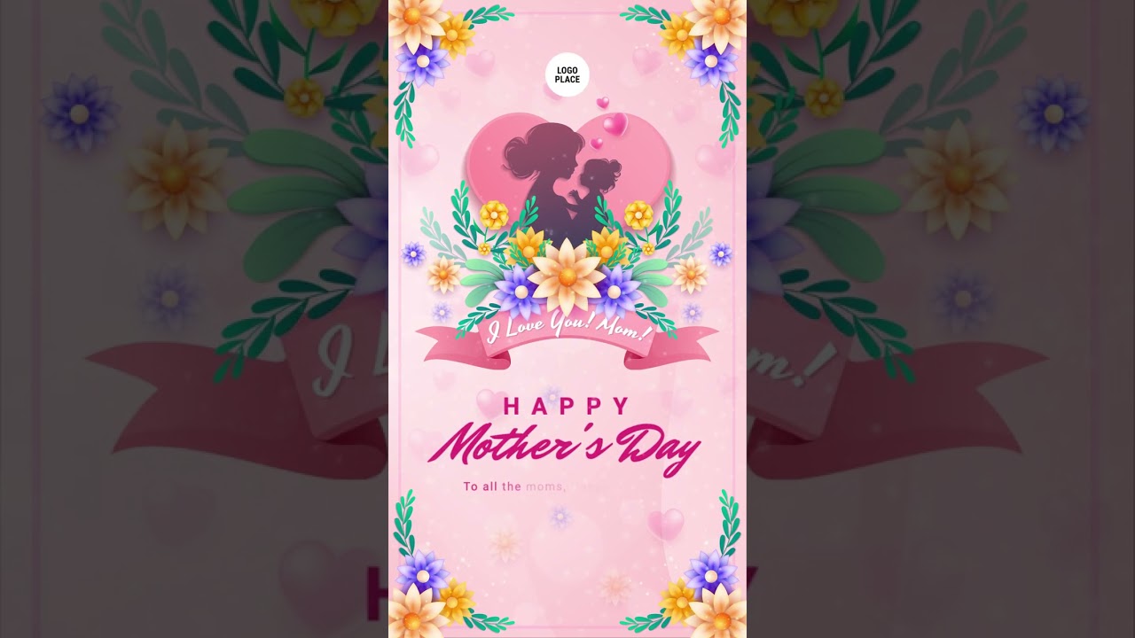 Free Happy Mother's Day Holiday Love Messages Video Template - FlexClip