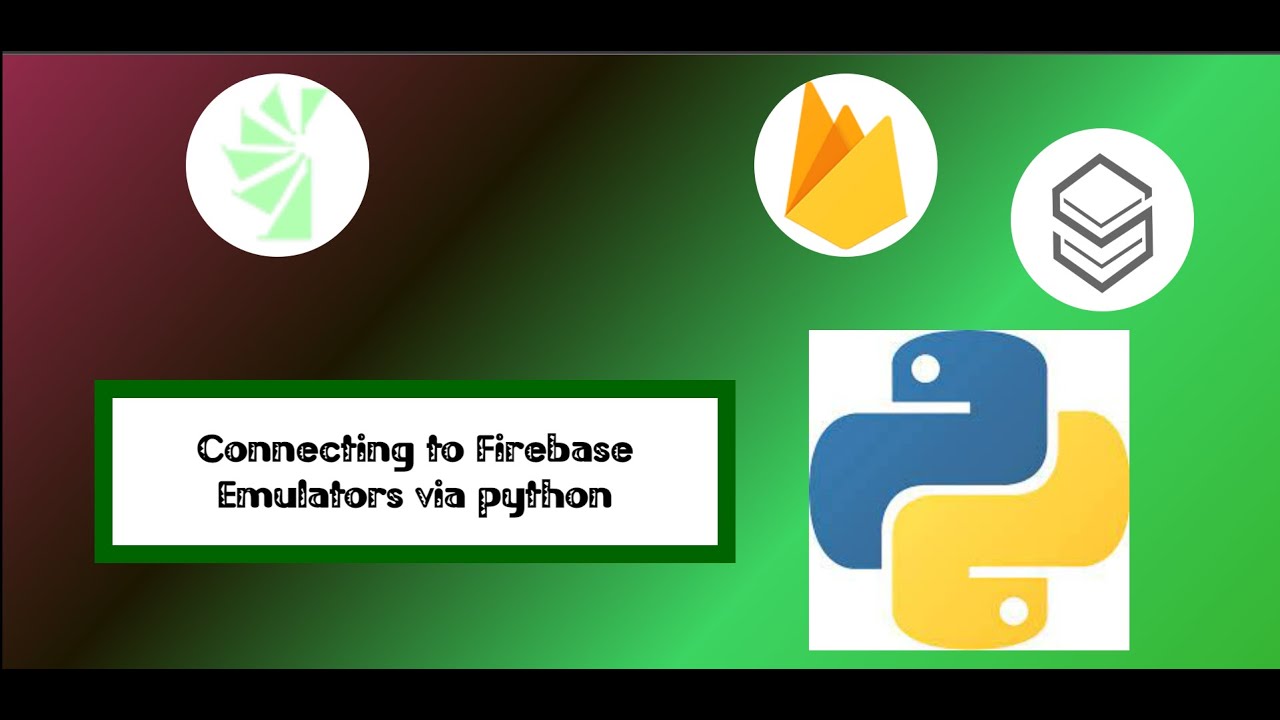 Connecting to Firebase Emulators via python