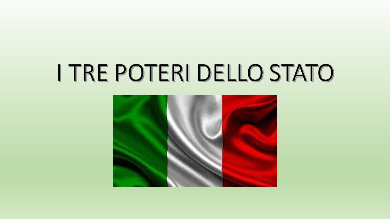 I tre poteri dello Stato