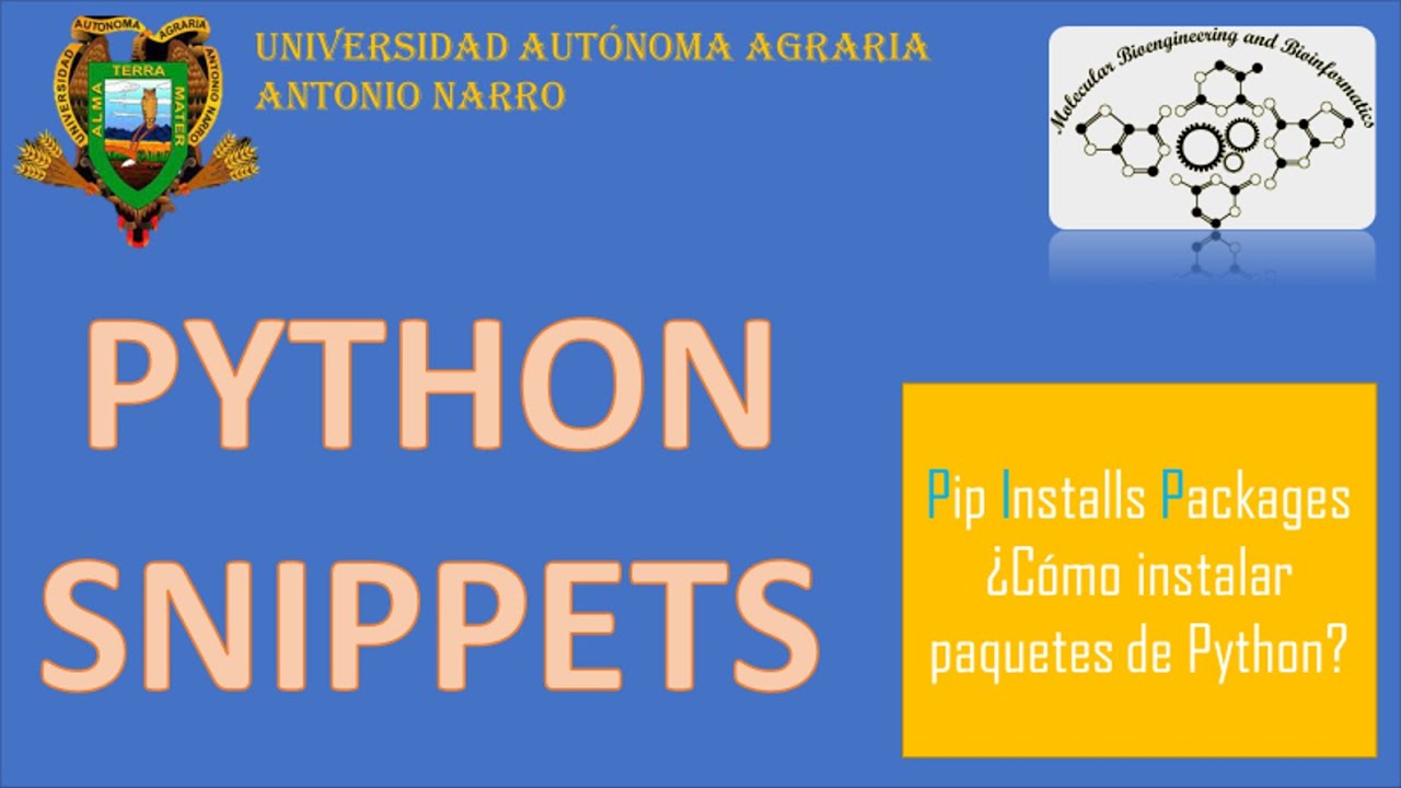 PYTHON SNIPPETS || PIP INSTALA PAQUETES || ¿CÓMO INSTALAR PAQUETES DE PYTHON?