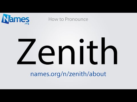 How to Pronounce Zenith
