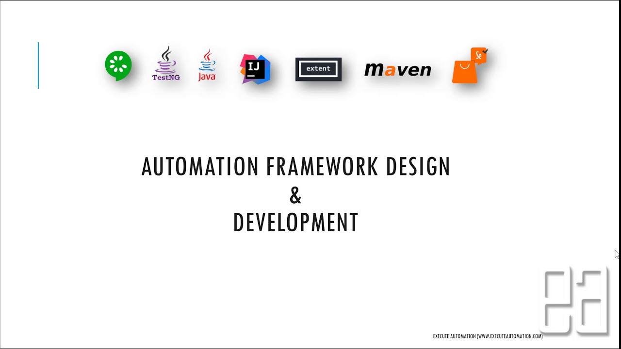 Introduction to Automation framework design and development with Selenium Java