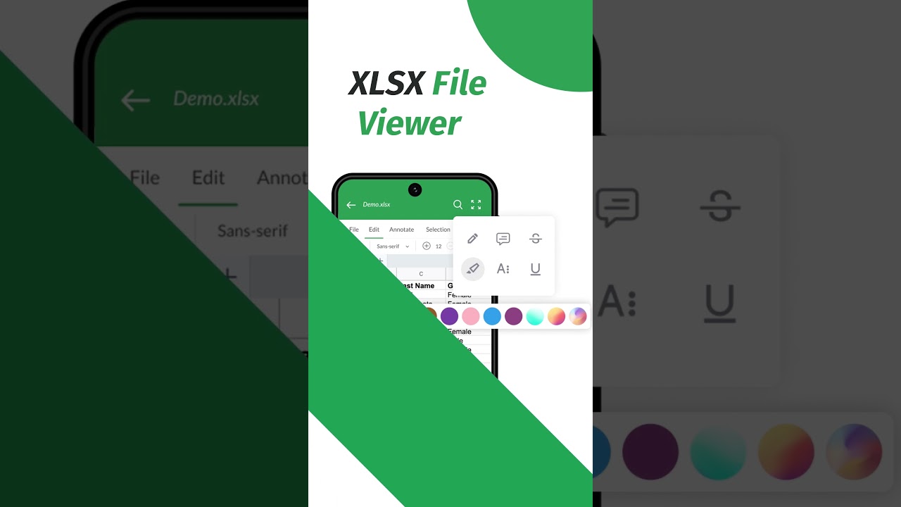 XLSX File Viewer | Android | A1 Apps