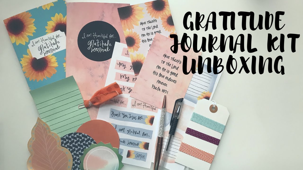 GRATITUDE JOURNAL KIT UNBOXING | Creative Faith & Co.
