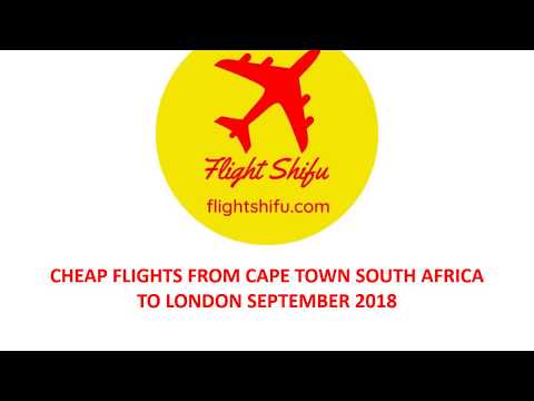 Cheap Flights From Capetown South Africa To London September 2018
