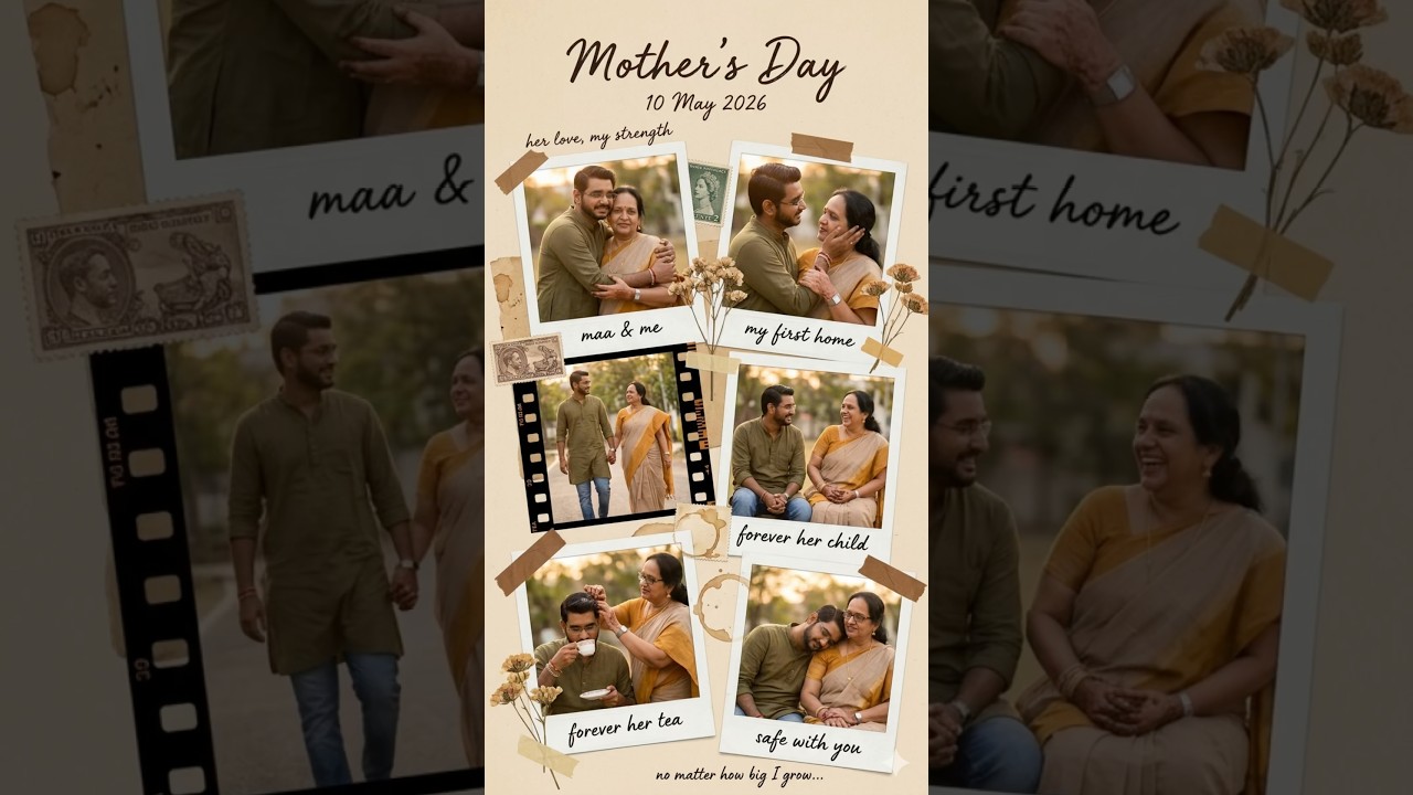 Create a Mother’s Day 2026 prompt #mothersday #maa #ai #prompt #love #mom #mother #motherhood #aiart