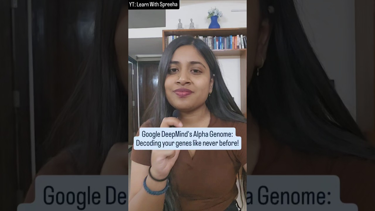 Google DeepMind's AlphaGenome: Decoding your genes like never before! #google #deeplearning #genes