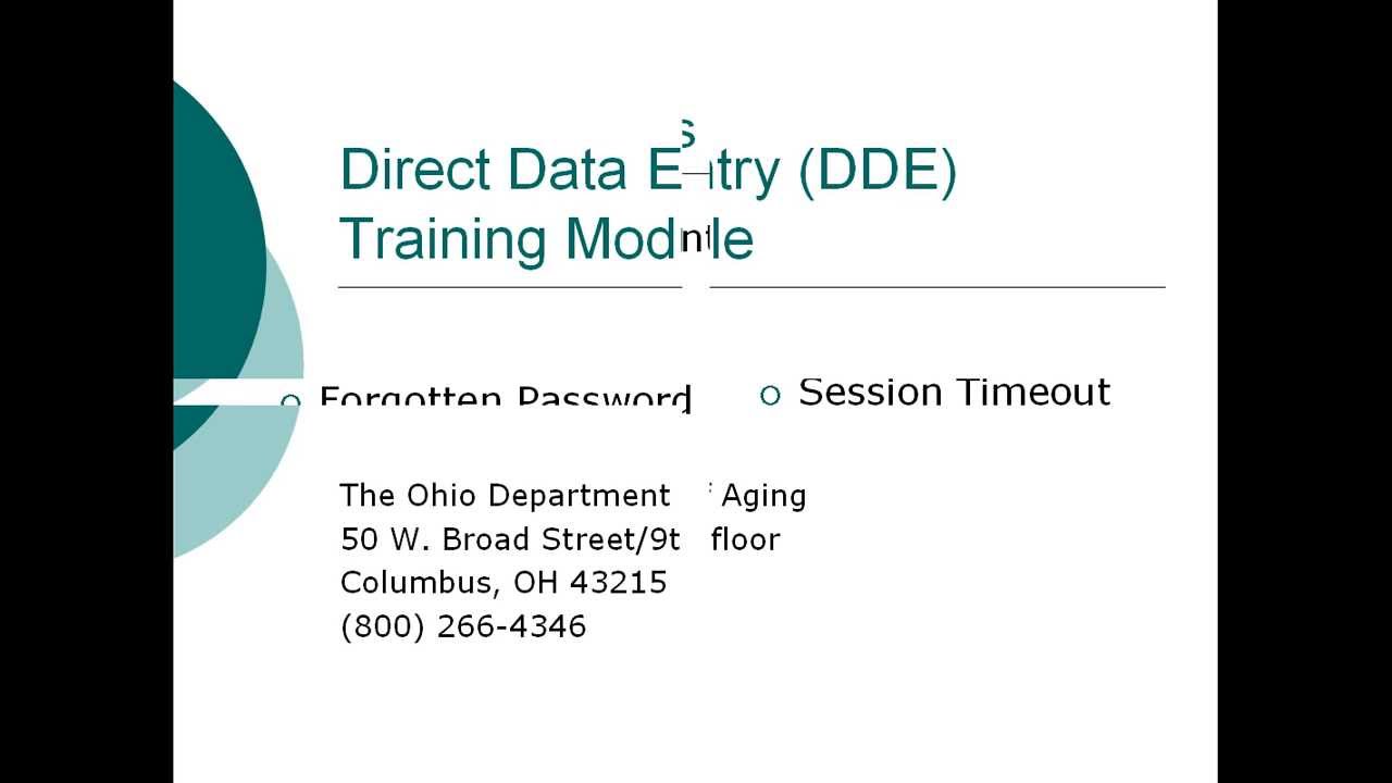 DDE Module1 - Introduction