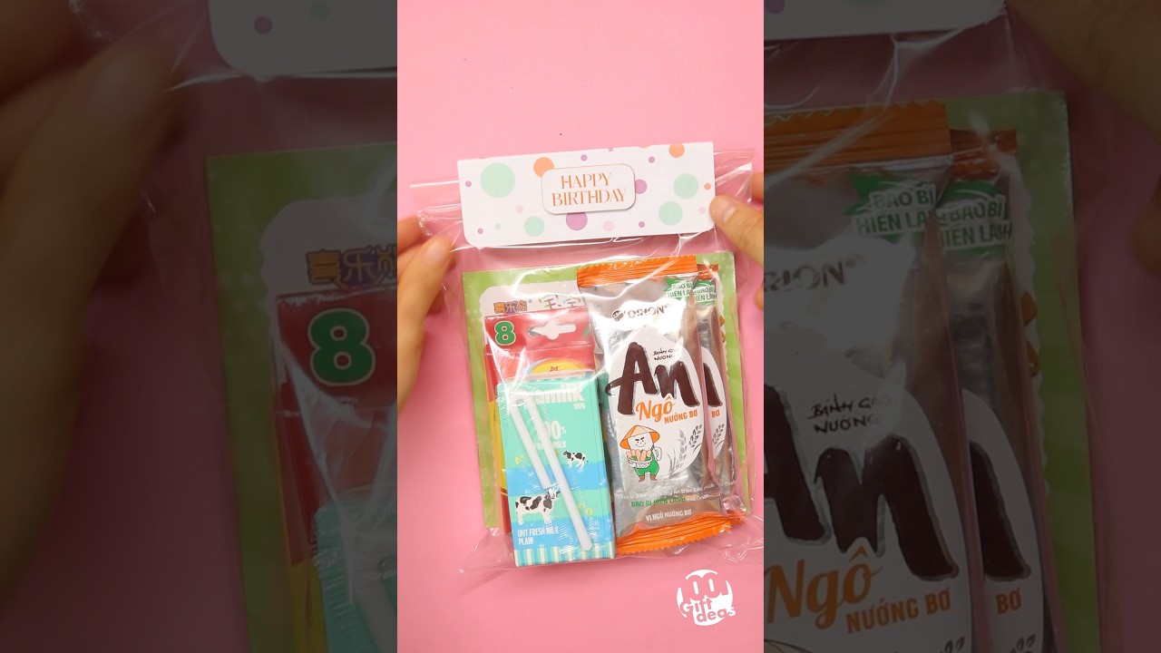 DIY Birthday Gift Packaging | Cute Printable Gift Bag Tutorial | Free Template Included